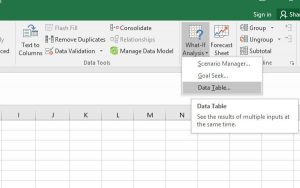 Two Variable Data Table In Excel – Easy 4 Step Guide